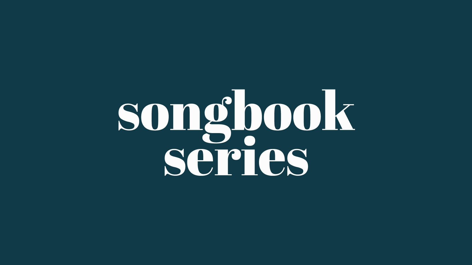 All – Songbook Series